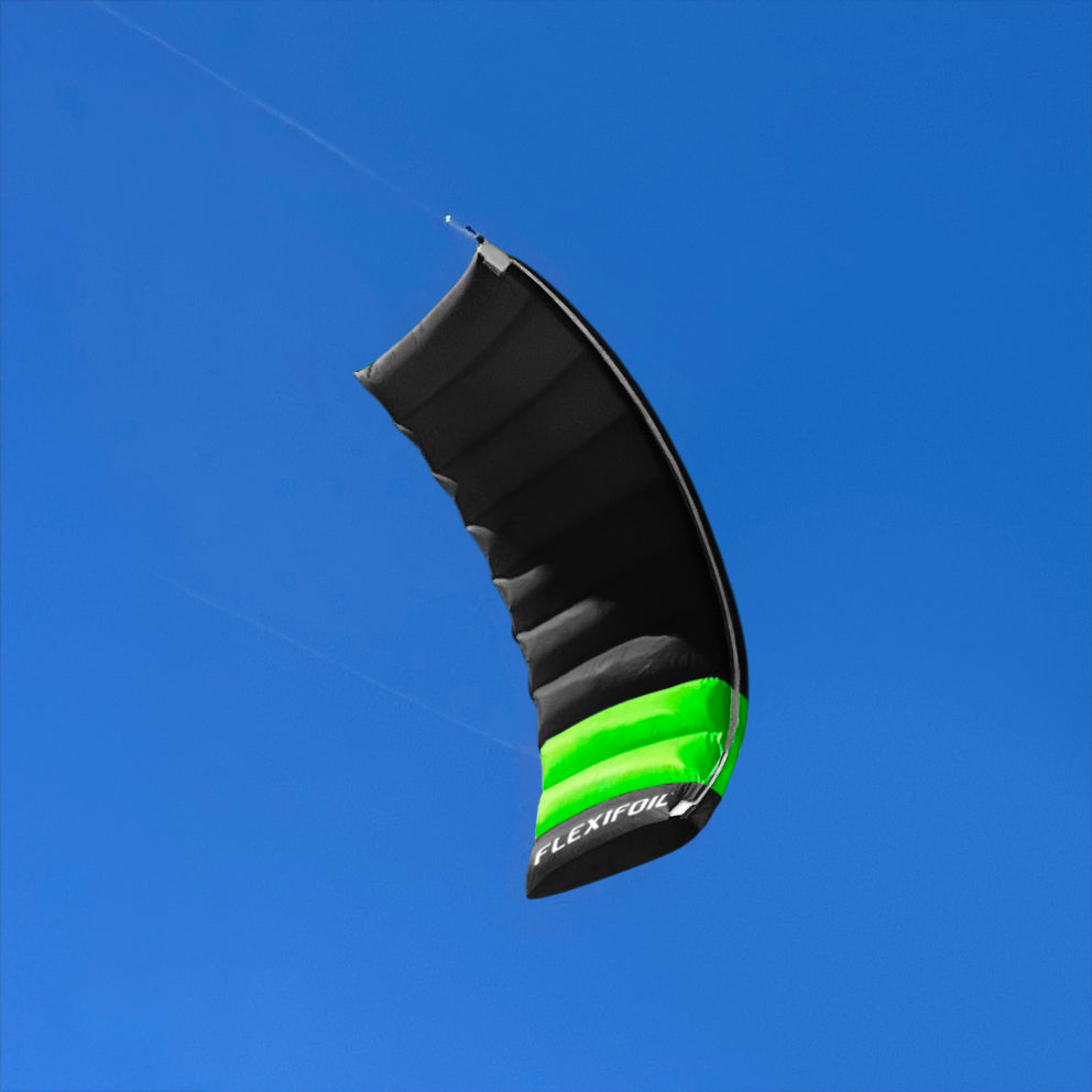 Flexifoil Stacker 6ft Green/Black Maes Power Kite