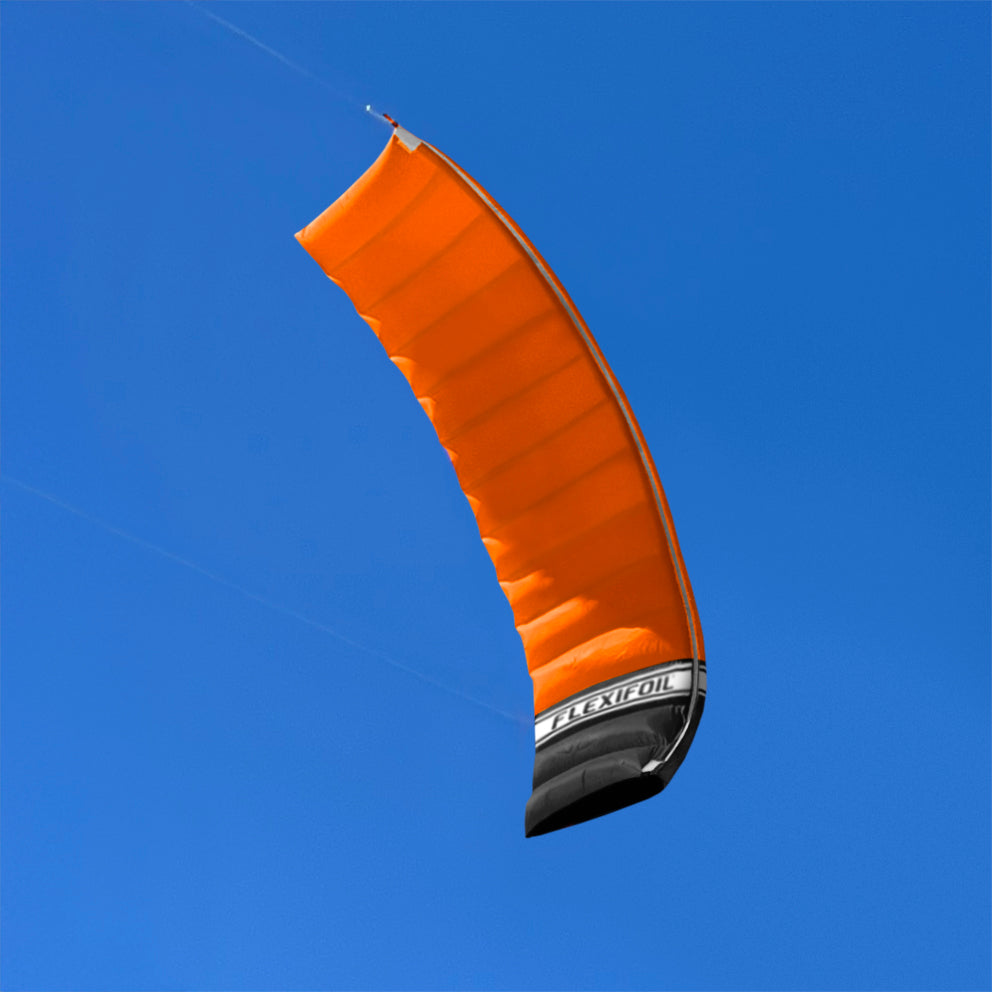Flexifoil Pro-Team 8ft Orange Stacker Power Kite with Logo